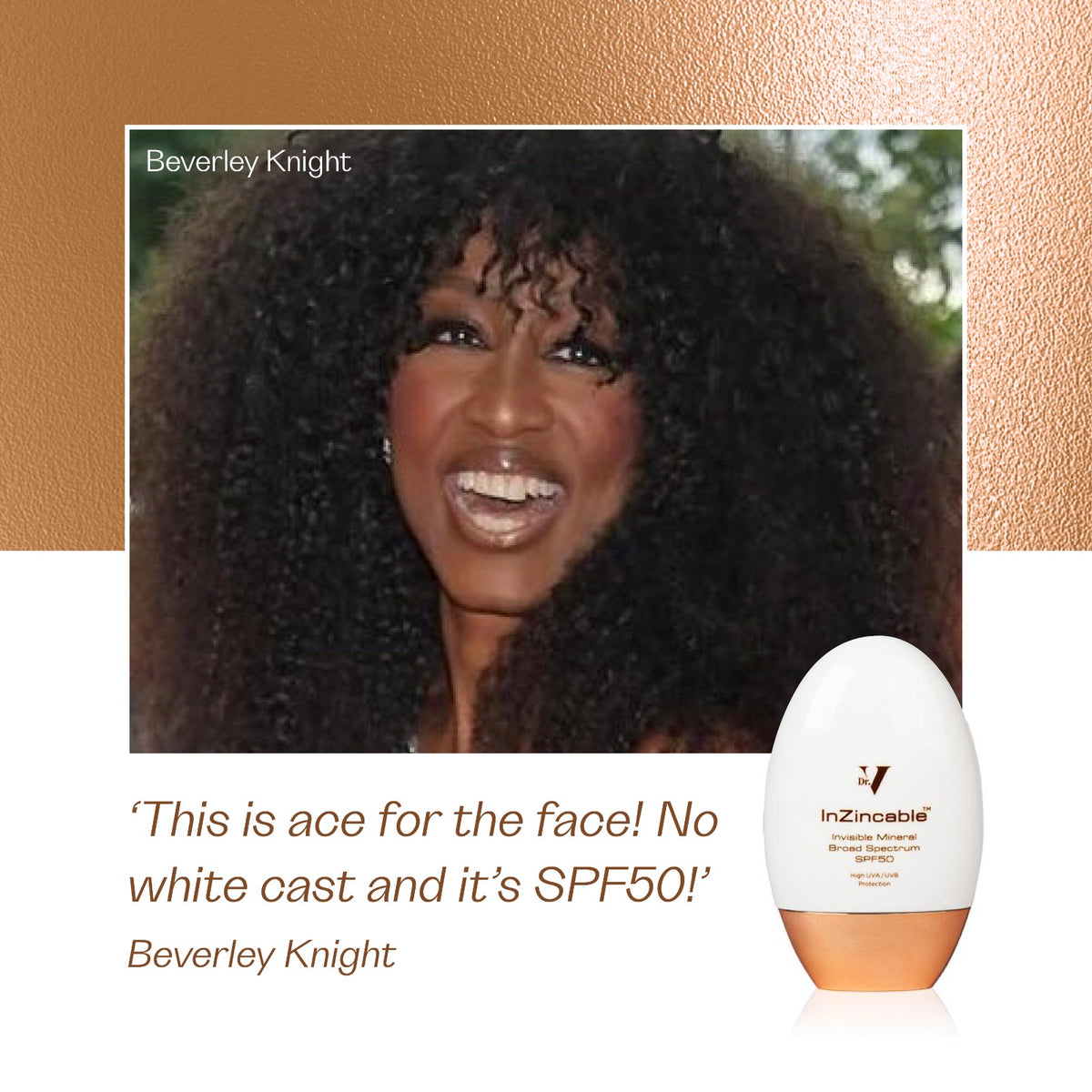 Dr. V InZincable SPF50 Sunblock | Mineral Sunscreen | No white cast ...