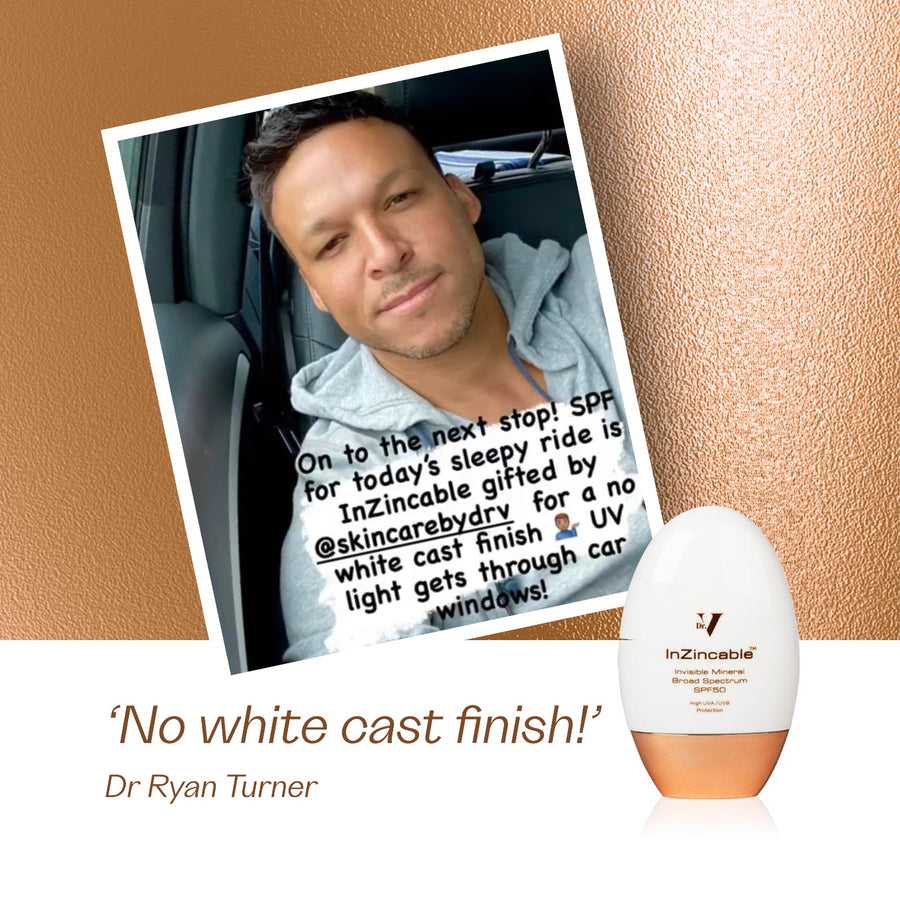 Dr. V InZincable SPF50 Sunblock | Mineral Sunscreen | No white cast ...